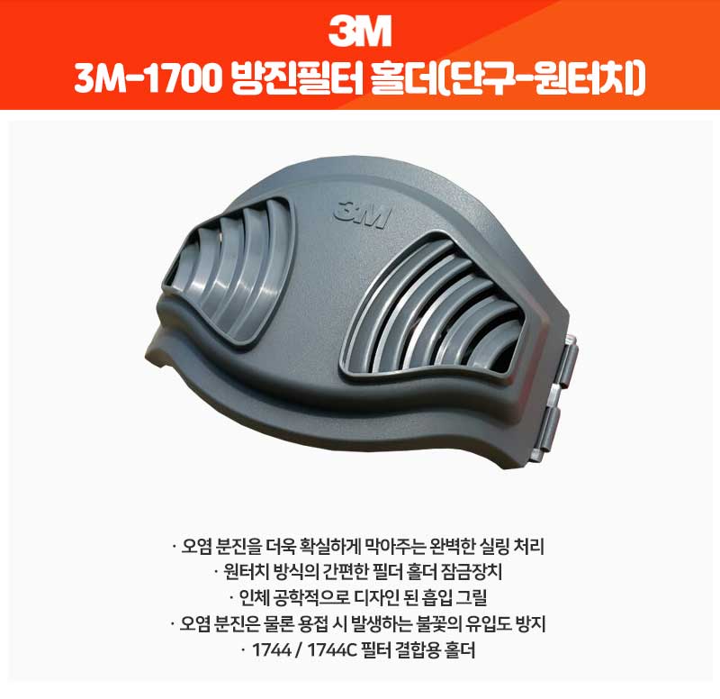 [3M-1700 방진필터 홀더(1744,1744C용)]